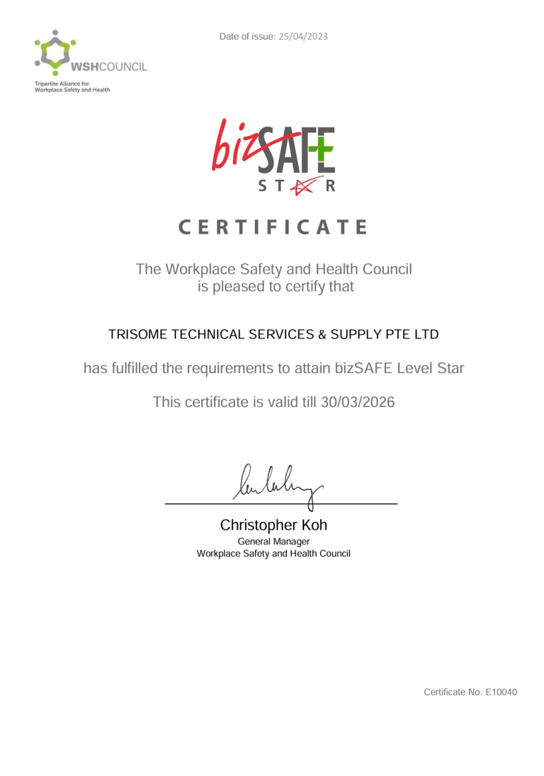 BizSafe Star - Trisome Valves & Actuators